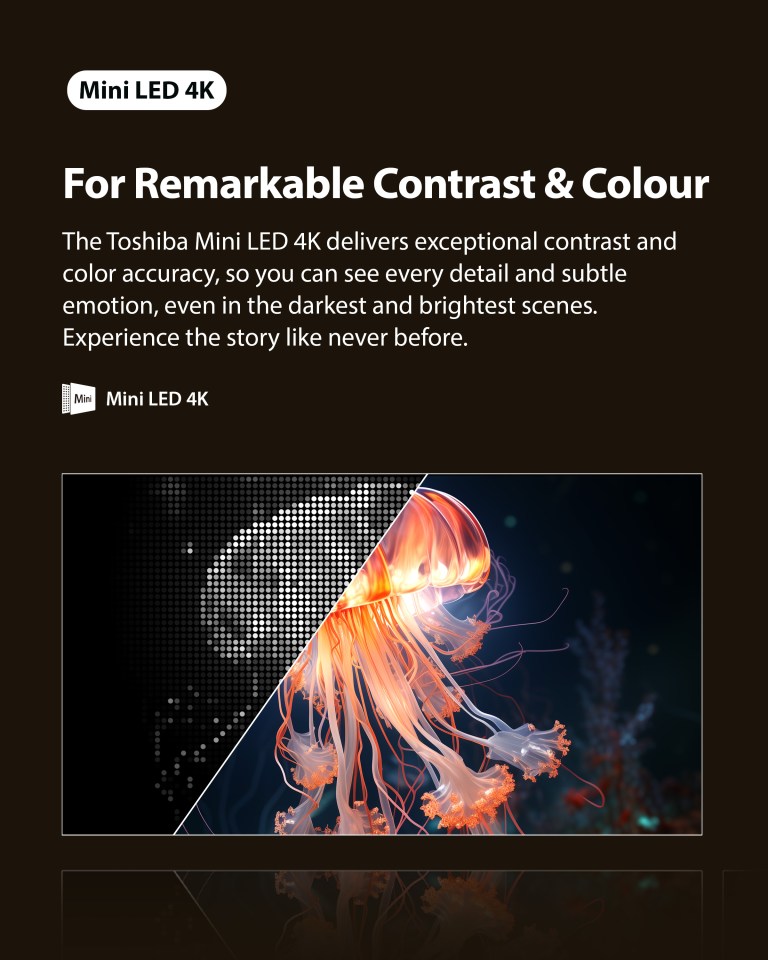 TOSHIBA Z870 55" 4K Mini LED SMART TV - Toshiba TV Singapore Official